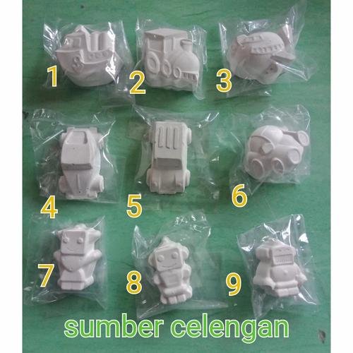 Jual patung mewarnai mini, mainan edukasi 2 D gypsum - Kab. Tangerang ...