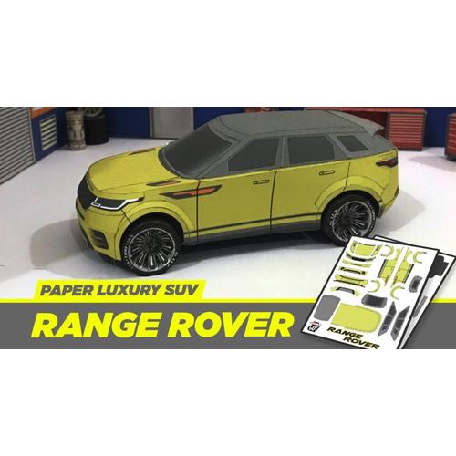 Jual DIY Papercraft Lembar Kertas Pola Kendaraan Mobil Range Rover ...