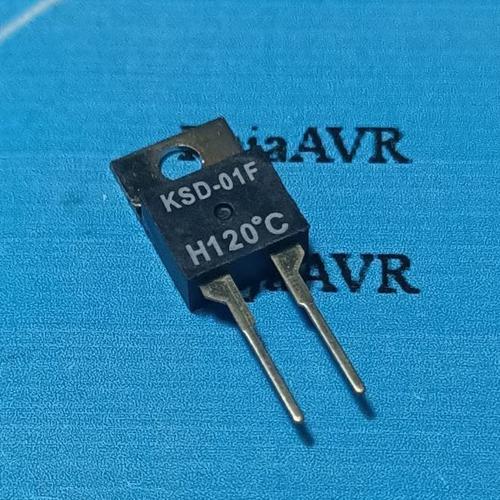 Jual KSD-01F KSD01 KSD 01 H 120C Thermal Temperature Sensor Thermostat ...