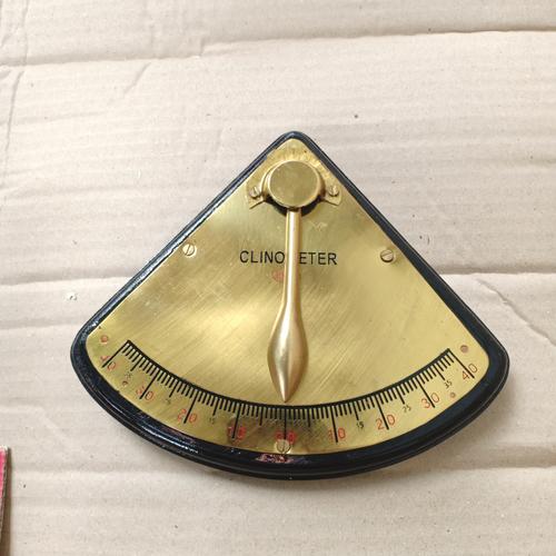 Jual Clinometer 4 inch Alat Ukur Kemiringan Kapal Marine Kuningan ...