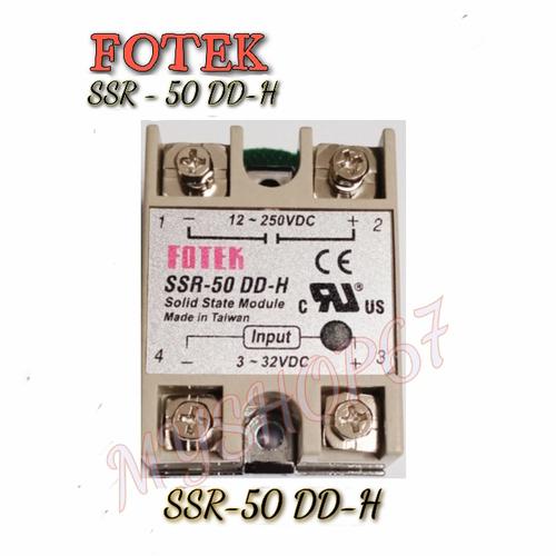 Jual SSR - 50 DD -H FOTEK Solid State Module Relay Fotek SSR - 50 DD-H ...
