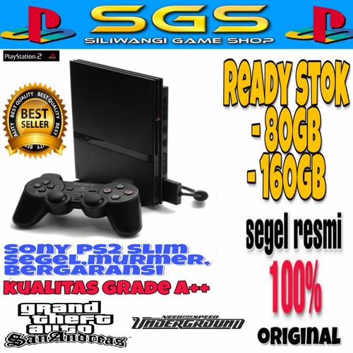Jual Sony Ps2 ps 2 playstation 2 hardisk fullgame fullset garansi murah ...