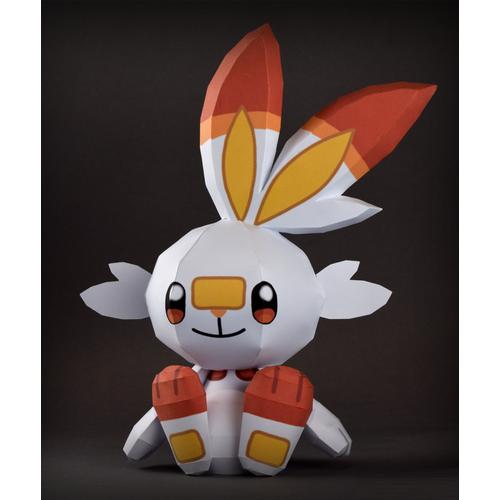Jual Pokemon Scorbunny Sit Papercraft - Kab. Bekasi - Papercraft Tiviti ...
