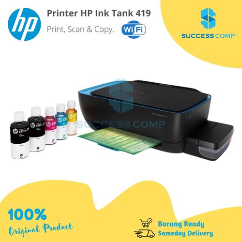 Jual HP 419 Ink Tank Wireless All In One Printer (Print, Scan, Copy ...
