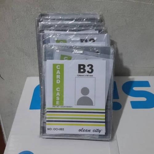 Jual Card Case B3 / Plastik Kartu Nama / Name Tag Tebal / Plastik ID ...