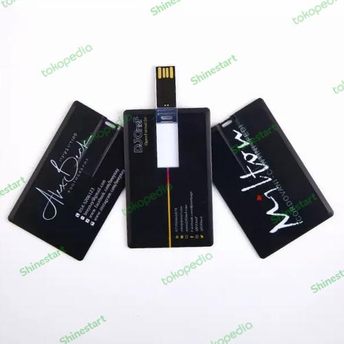 Jual Flashdisk 16GB model kartu plus printing/cetak logo sendiri - 8 gb ...