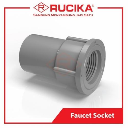 Jual Faucet Socket Rucika 1" inch PVC AW Sock Drat Dalam - Jakarta ...