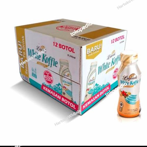 Jual LUWAK WHITE COFFEE BOTOL 240ML DUS ISI 12 BOTOL ,MINUMAN RASA KOPI ...