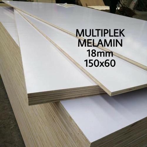 Promo Triplek / Multiplek melamin putih 18mm (150x60)cm, melaminto ...