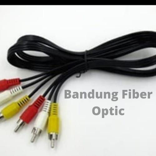 Jual Kabel RCA AV 3 WARNA Merah Putih Kuning TV VCD DVD PS2 PS3 Cable ...