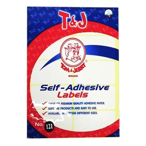 Jual Label Sticker Tom & Jerry No. 121 /Stiker Putih per pack isi 10 ...