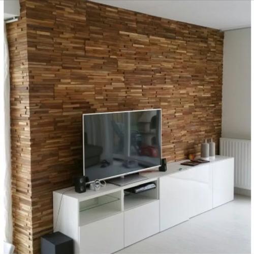 Jual Cladding kayu jati wall panel dinding kayu jati solid - Kab ...