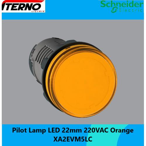 Jual Pilot Lamp LED 22mm 220VAC Orange XA2EVM5LC Schneider - Kota ...