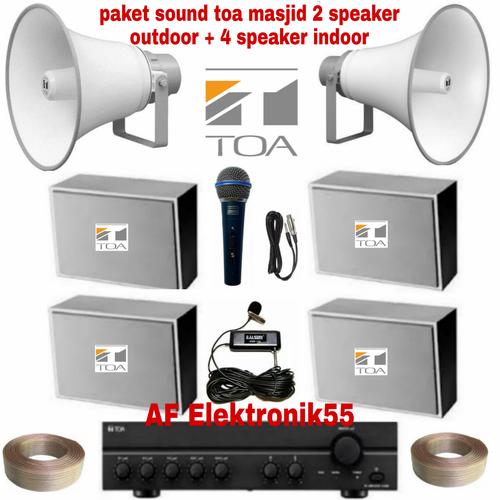 Jual Paket Sound System Toa Masjid ( 2 Speaker Indor Dan 2 Speaker ...