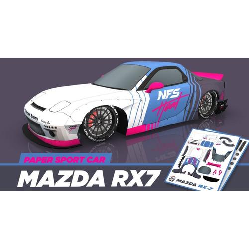 Jual DIY Papercraft Lembar Kertas Pola Mazda RX 7 - Kota Bandung ...