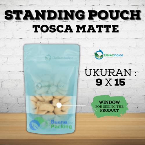 Jual STANDING POUCH TOSCA MATTE WINDOW | PLASTIK KLIP KEMASAN MAKANAN ...