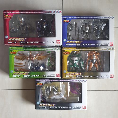 Jual Souchaku Henshin Series EX Mirror Monster 01-05 set Kamen Rider ...