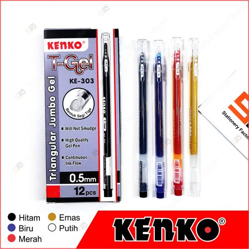 Jual Pen Kenko T-Gel KE-303 0.5mm - Hitam - Kota Semarang - Stationery ...
