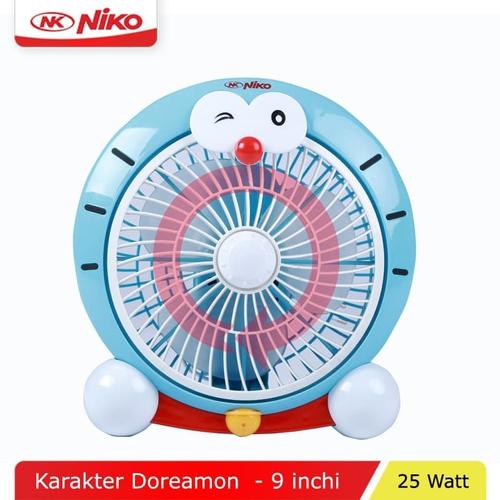 Jual Niko Desk Fan Karakter NK 901 Doraemon Kipas Meja 9 Inch 25 Watt ...