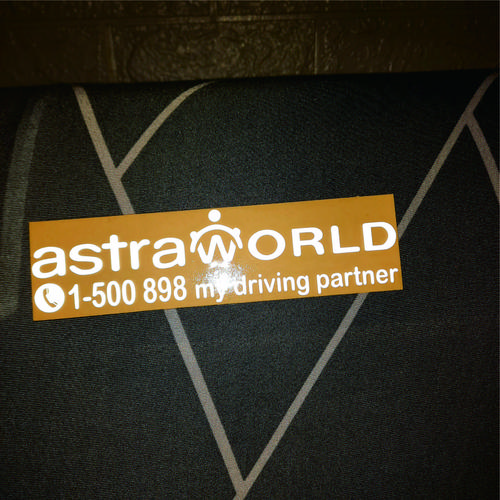 Jual (stiker) sticker mobil logo astra world - Kab. Sidoarjo - advance ...