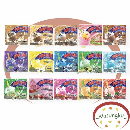Jual Sachet POP ICE 1PCS 25gr Aneka Rasa Coklat Stroberi Avocado ...