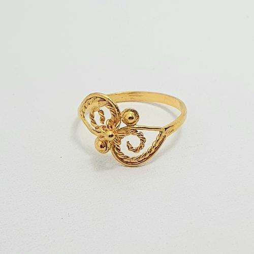 Jual Cincin Emas Muda Model Tambang Bunga Silang 1 Gram - 13 - Kota ...