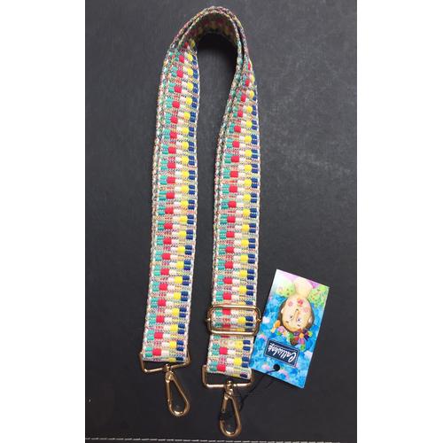 Jual Tali tas bag strap/tali gitar - Tenun Etnik - seri 04 - kait GOLD ...