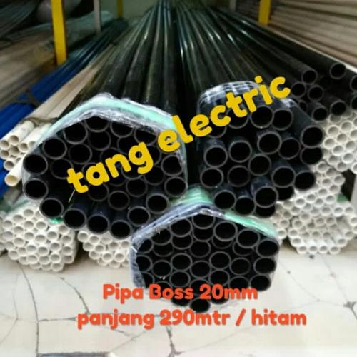 Jual Pipa boss 20 mm hitam / pipa listrik 20 mm/ pipa conduit 20mm ...