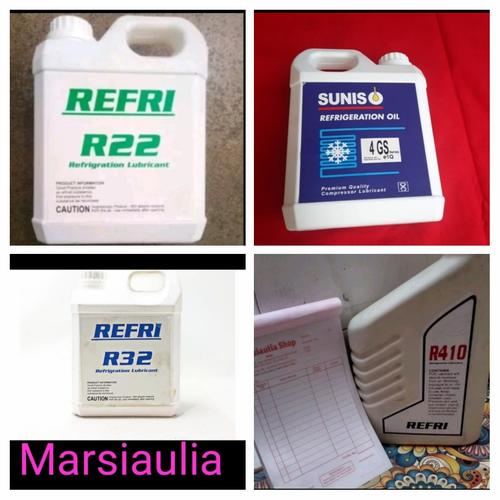 Jual Oli Kompresor AC r22 r32 R410 r410a / suniso 4gs 1 liter compresor ...