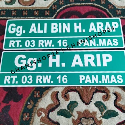 Jual Plang Nama Jalan Plang Rambu Alumunium Plat - Kab. Bogor ...