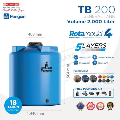 Jual Tandon Air Penguin TB200 2000 Liter NOTA - ROTA4 5 LAPIS - Kab ...