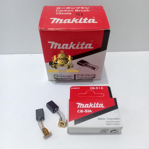 Jual CARBON BRUSH MAKITA CB 51A /SPUL/BOSTEL/ARANG Harga 1set 2 pcs PROMO - Jakarta Utara ...