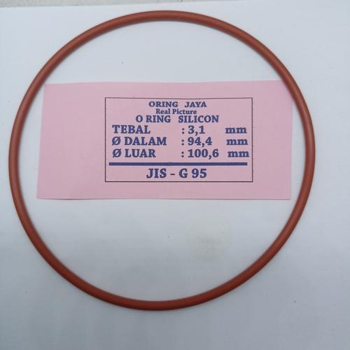 Jual o ring silicon 3,1 x 94,4 x 100,6 mm JIS G 95 Shore 70 - Kota ...