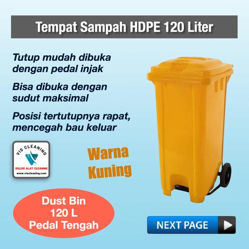 Jual Tempat sampah 120 liter dengan pedal (Plastic Dustbin Sulo ...