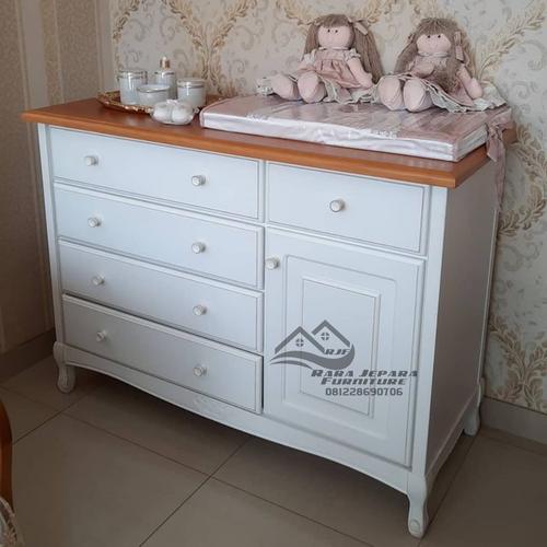 Jual meja laci minimalis baby tafel meja baju bayi drawer minimalis ...