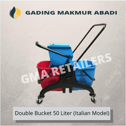 Jual Double Bucket 50 Liter dengan Ember Pemeras (Model Italy ...