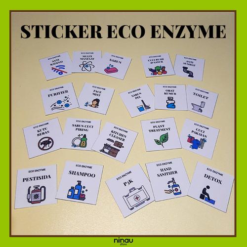 Jual Sticker Eco Enzyme - Kab. Sidoarjo - Ninau Batik Madura | Tokopedia