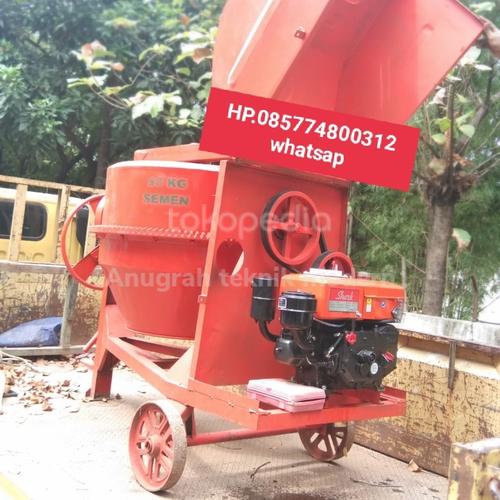 Jual Beton molen kapasitas 500L komplit Mesin diesel shark R180 ...