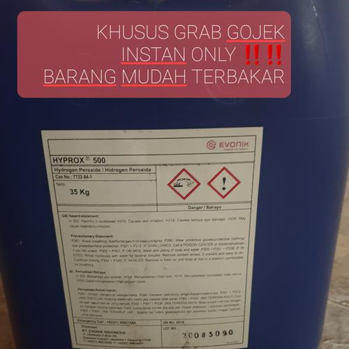 Jual hidrogen peroksida 50%/H2O2 50%/1KG=700ml/GRAB GOJEK INSTAN ONLY ...