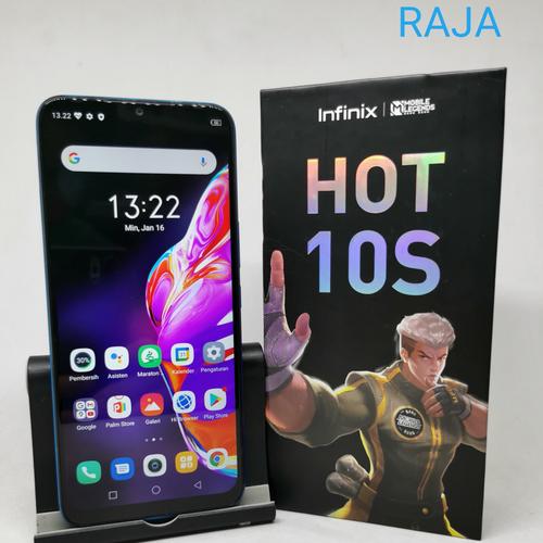 Jual Infinix Hot 10s 6/128 GB Handphone Second Bekas Resmi - Hijau - A ...