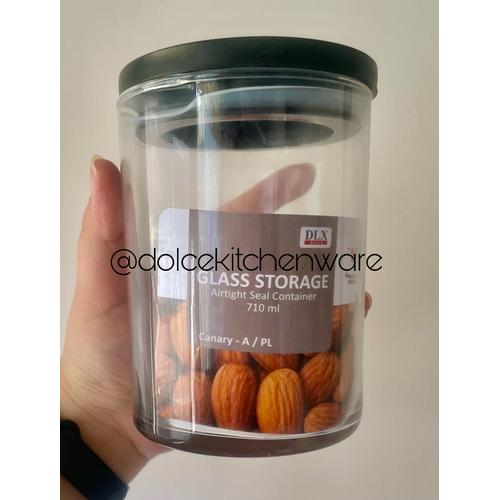 Jual DLX Glass Storage Toples Kedap Udara Canary A 710 ml - Putih - Kota Bandung - dolce ...