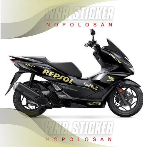 Jual Stiker cutting pcx 160 repsol terbaru fullset murah bagus simple ...