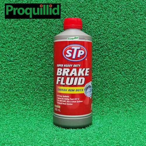 Jual STP BRAKE FLUID CAIRAN MINYAK OLI REM DOT3 DOT-3 RED MERAH 1000 ML ...