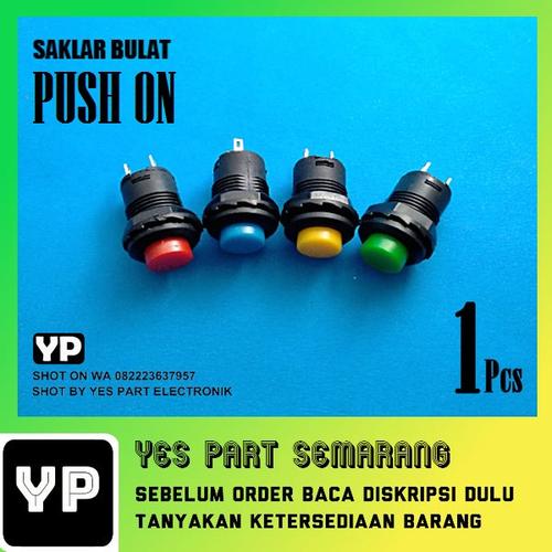 Jual Saklar Switch Push On Bulat Warna - Hijau - Kota Semarang - YES ...