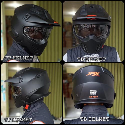 Jual HELM JPX MX 726 R_HELM MX 726R - Hitam, XL - Kota Kediri - TB HELMET | Tokopedia