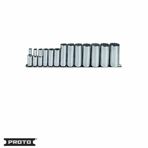 Jual 3/8" Drive 13 Piece Deep Socket Set -12 Point-J52112 PROTO SOCKET ...
