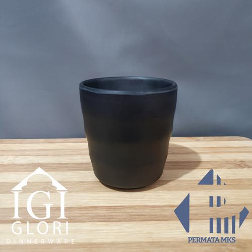 Jual Gelas Teh Ocha Ulir Jepang Premium 220ml Hitam Melamin M6003 Glori ...