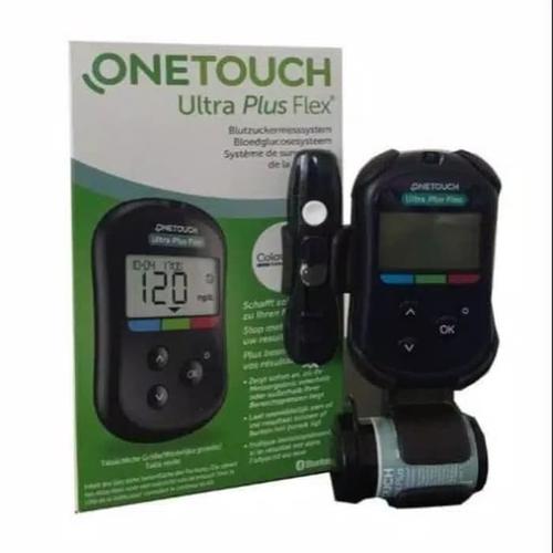 Jual ALAT TEST GULA DARAH/GLUKOMETER - "ONETOUCH ULTRA PLUS FLEX ...