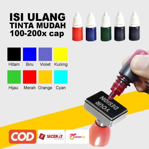 Jual Tinta Stempel Warna/Flash - Jakarta Timur - Linggo Grafika | Tokopedia