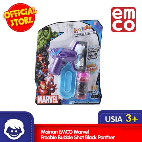 Promo Mainan EMCO Marvel Frooble Bubble Shot Black Panther - Kota ...
